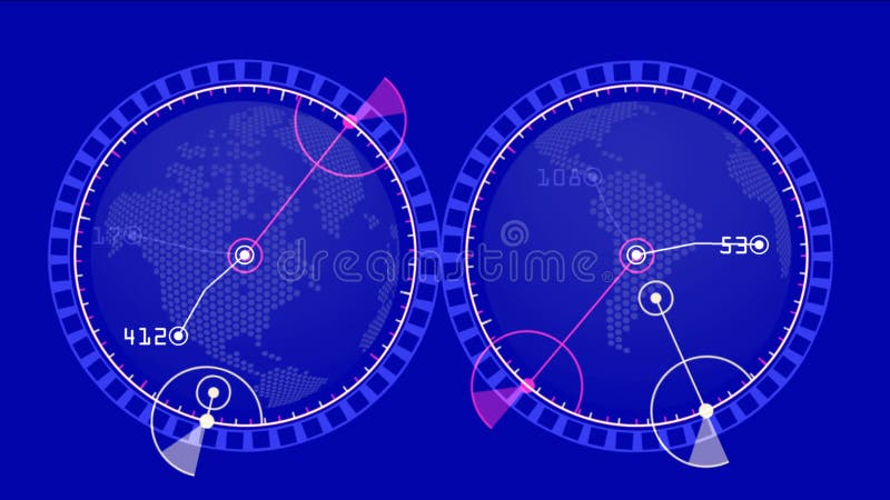 4k Global GPS Earth City Map Military Radar GPS Screen Navigation ...