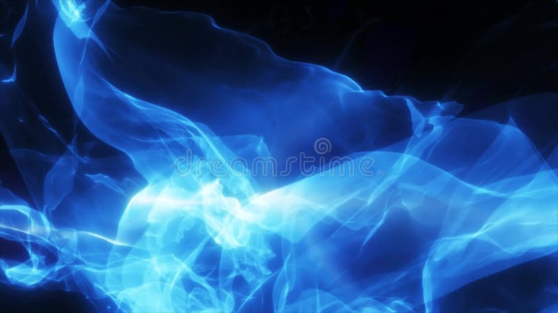 4K Glowing Light Blue Waves Pattern Stock Footage - Video of magic ...