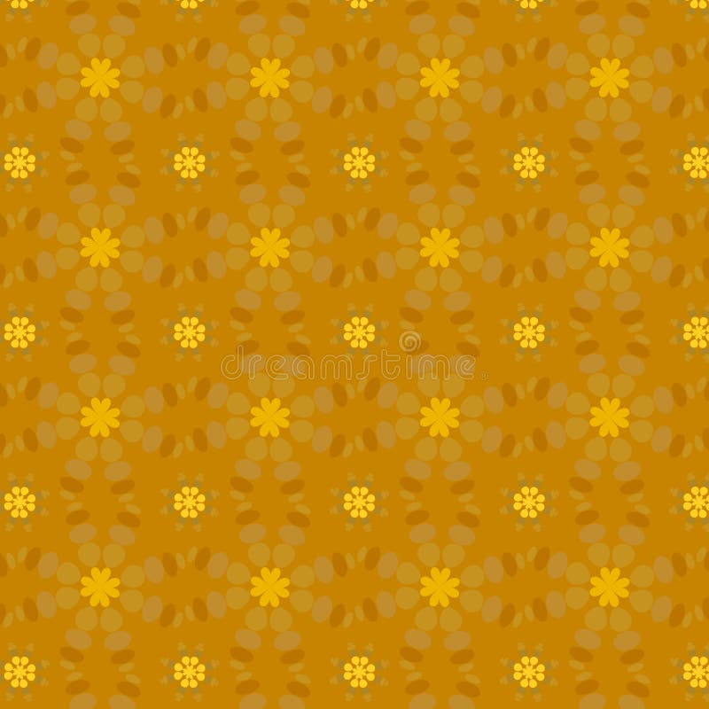 Golden Vector Tribal African Pattern Stock Vector - Illustration of ...