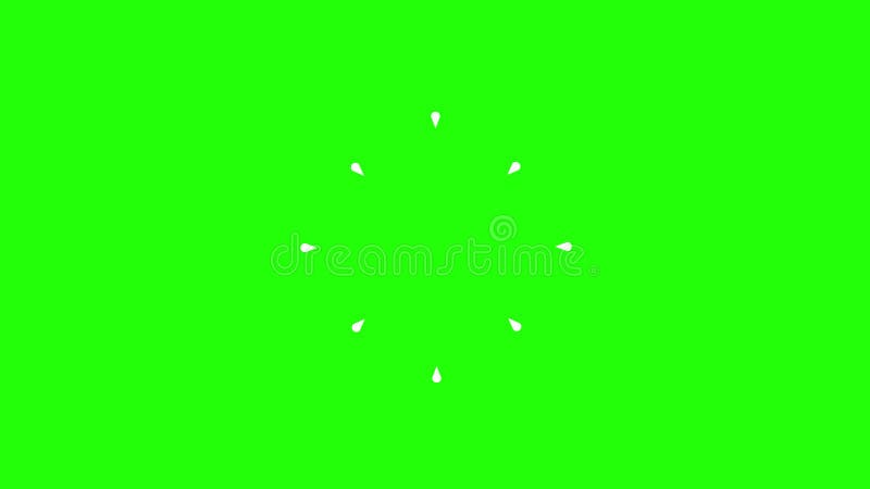 Circle Bursting Pop Up Animation Element with Green Screen. Circle Pop ...