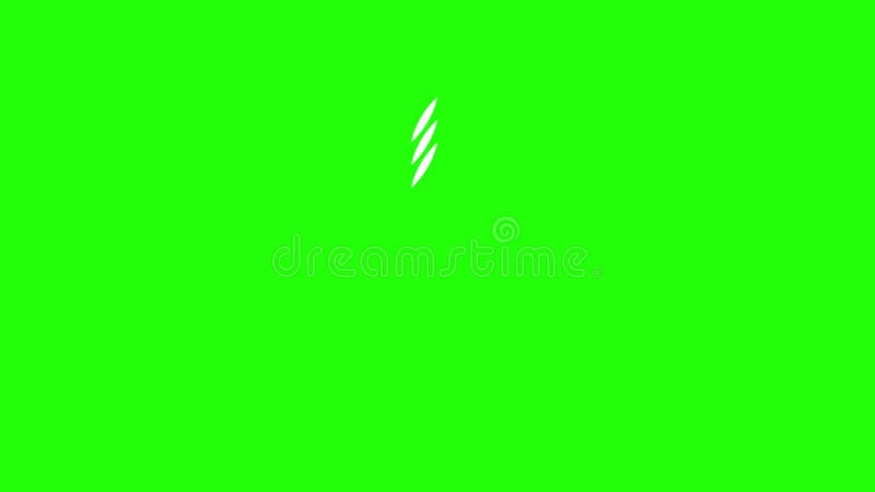 Three Lines Motion Graphics Elements with Green Screen. Three Lines Pop ...