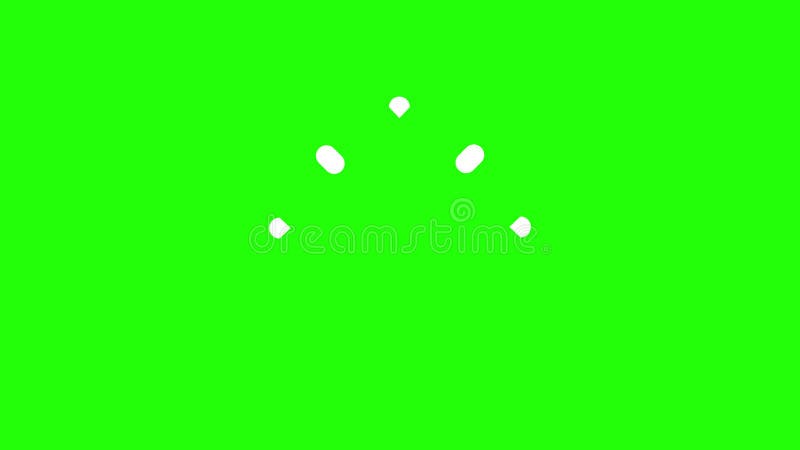 Line Bursting Pop Up Animation with Green Screen. Smooth Line Animated ...