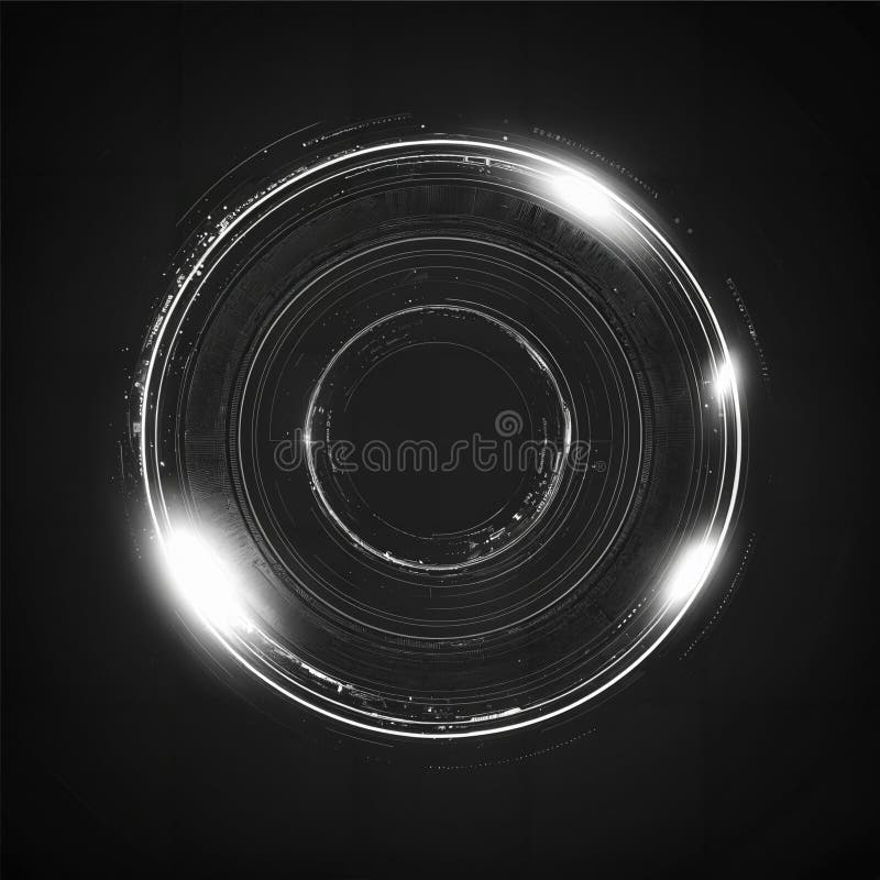 4K HD Optical Ring Special Effect Stock Illustration - Illustration of ...