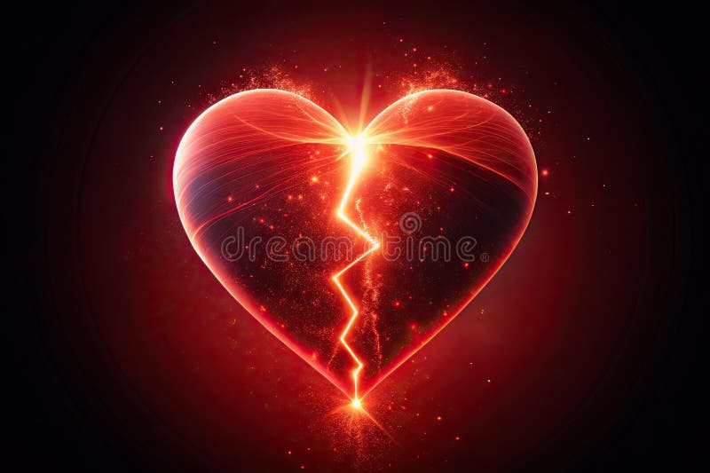 4K Heartbreak Animation Cinematic Silhouette Motion Graphics with ...