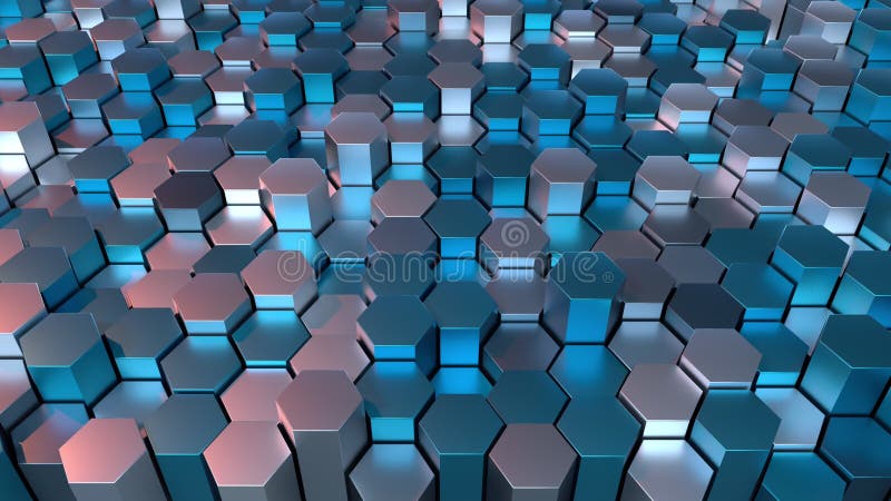 4K hexagonal grid. stock video. Video of graphic, chemical - 144850453