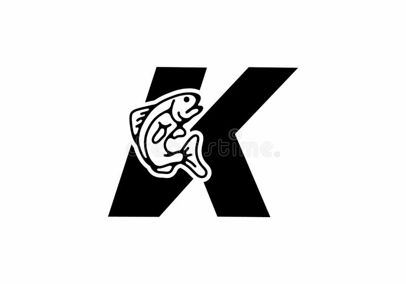 K Fish Logo Stock Illustrations – 61 K Fish Logo Stock Illustrations ...