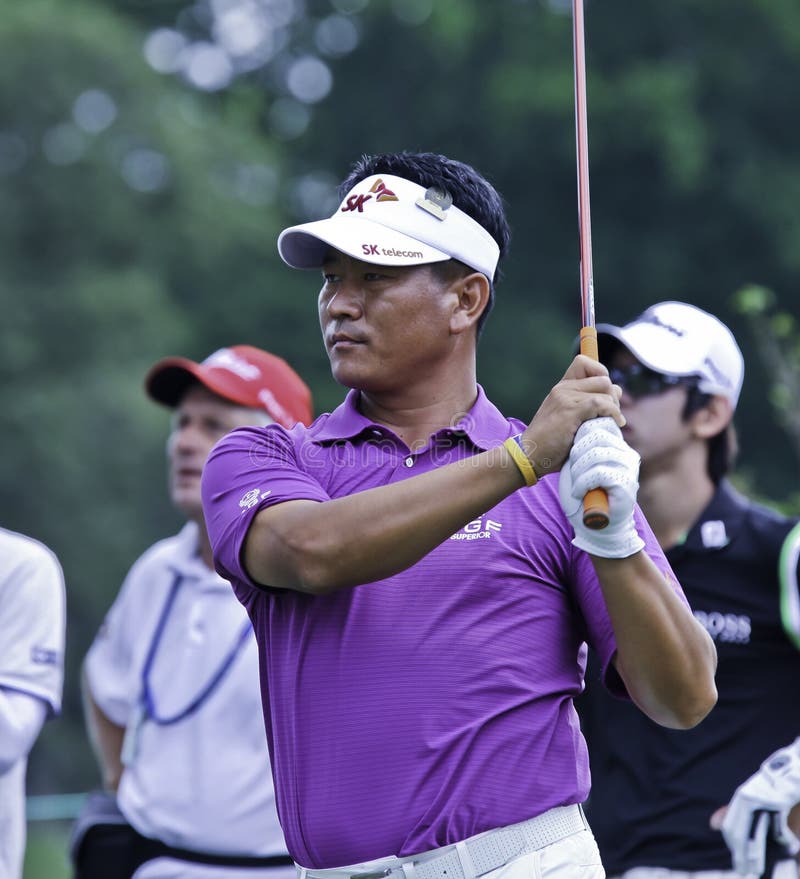 K.J. Choi at the 2011 US Open Editorial Photography - Image of maryland ...