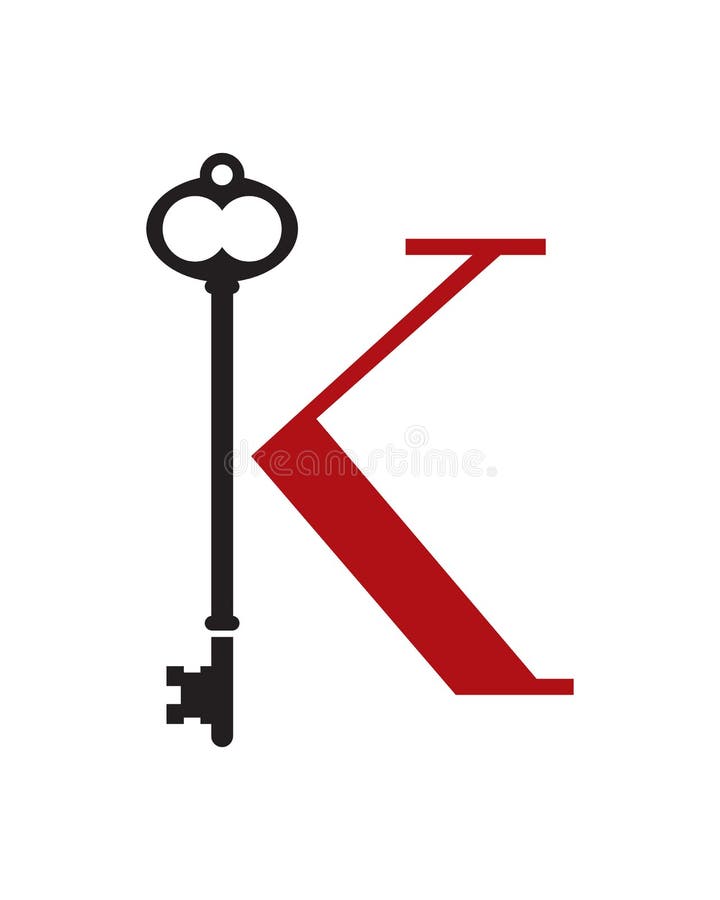 K Key stock vector. Illustration of residential, realtor - 79631958