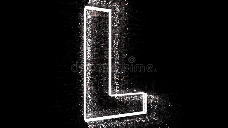 4k L Letter Alphabet Word,Matrix Binary Computer Code Text Design ...