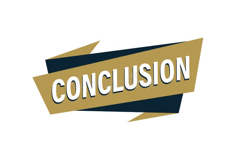 Conclusion stamp stock vector. Illustration of stamp - 199380492