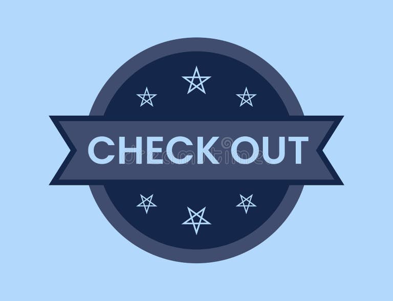 Check Out Badge Vector Illustration, Check Out Stamp Stock Vector ...