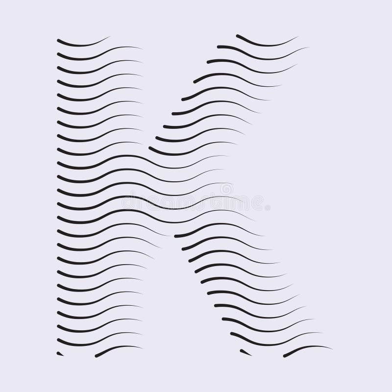 K LETTER ICON ALPHABET VECTOR Stock Vector - Illustration of business ...