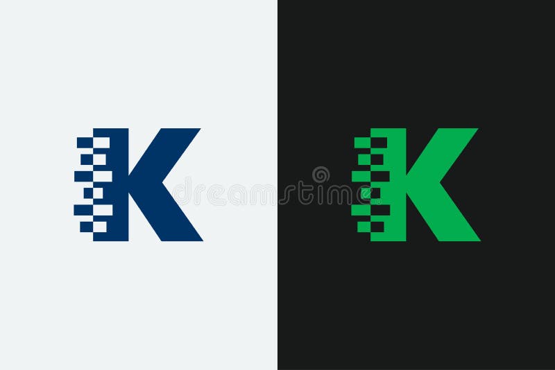 K Letter Iconic Transformation Shape Vector Logo Design. Creative Brand ...