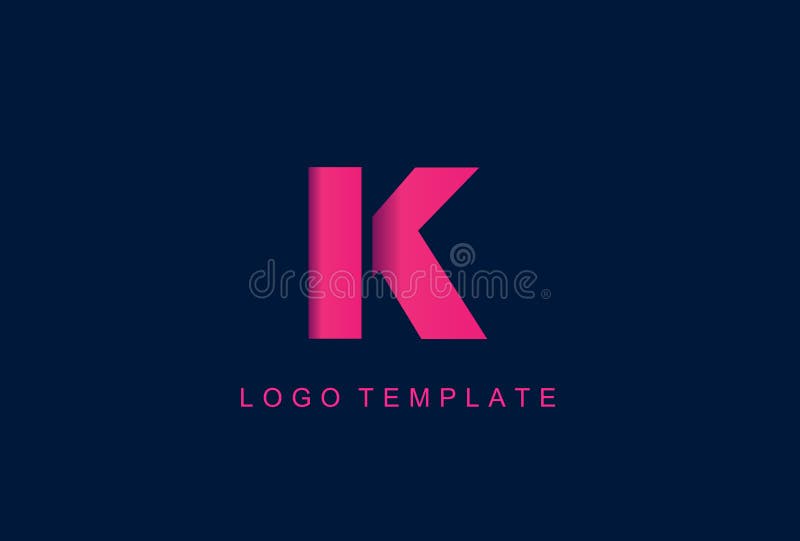 Ck C K Letter Logo Design With Black Ink Watercolor Splash Spill Stock