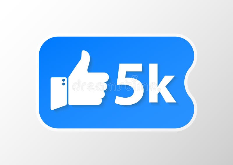 5k like texture label stock vector. Illustration of topic - 115377649