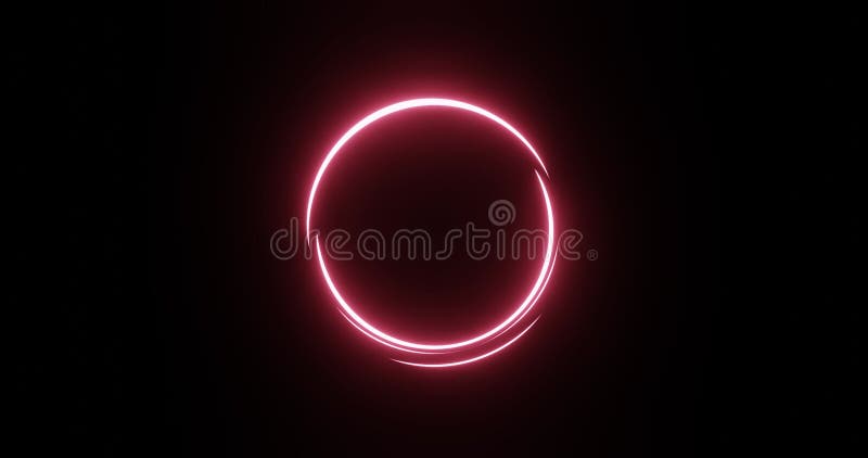 4K Loading Circle. Loading Screen. Modern Glowing Preloader and ...