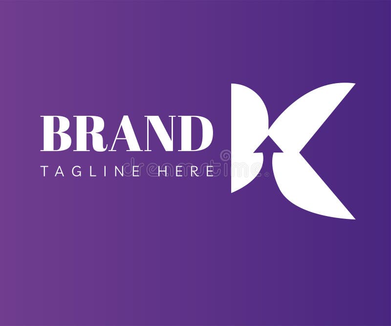 Letter K Logo Design. Letter K with Arrow Logo Stock Vector ...