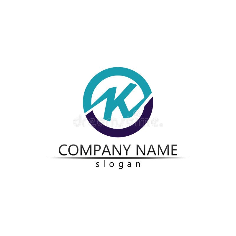 K Logo Design K Letter Font Concept Business Logo Vector and Design ...