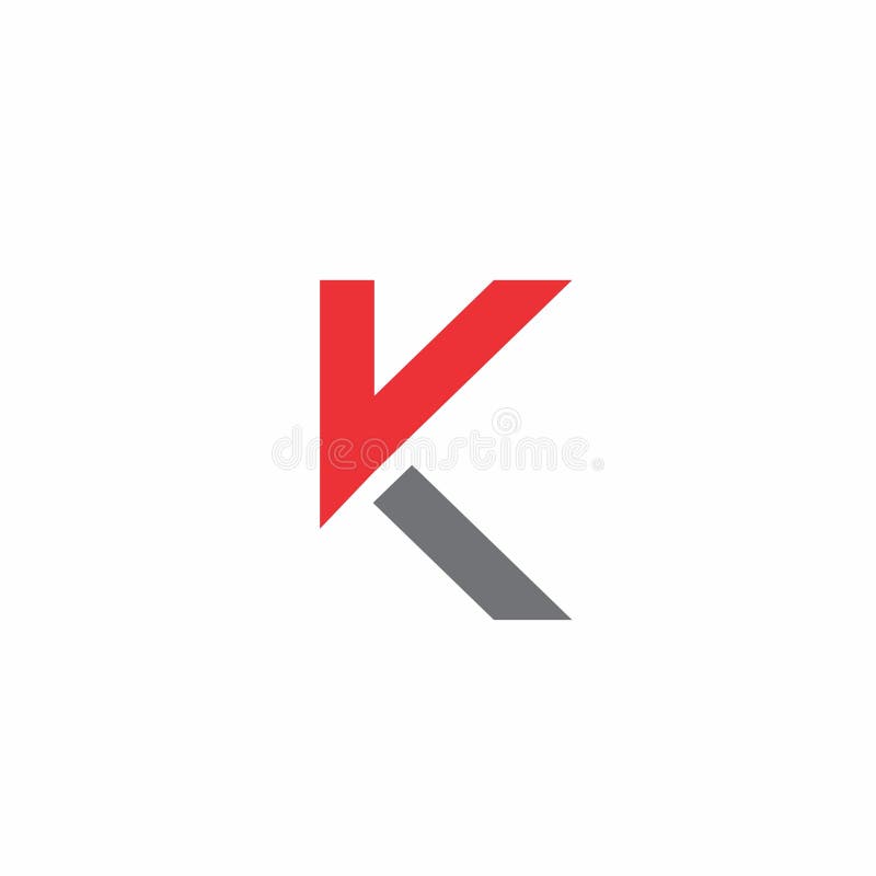 K Logo Simple and Clean Design. K Icon Stock Vector - Illustration of ...