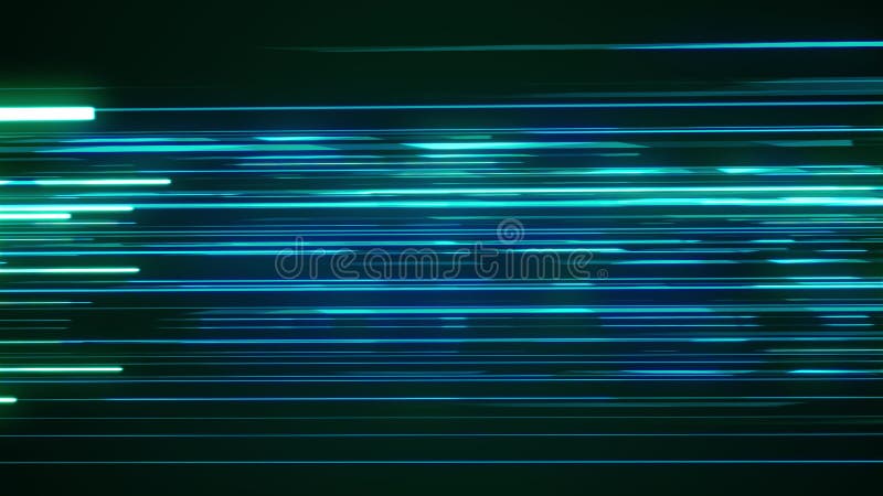 4K Loop Animation Digital Technology Stream Super Fast Speed Lines Side ...
