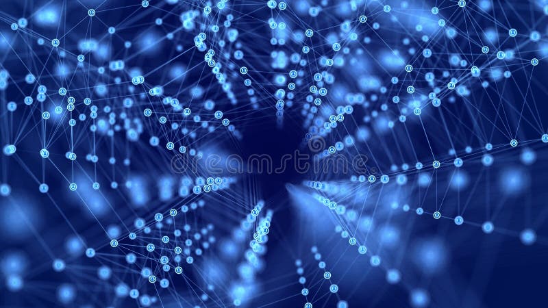 4K Loop Digital World Connectivity Animation, Modern Communication ...