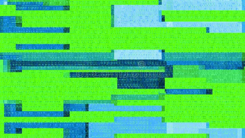 Old VHS Glitches Static Noise on the Black Loop Background. Stock Video ...