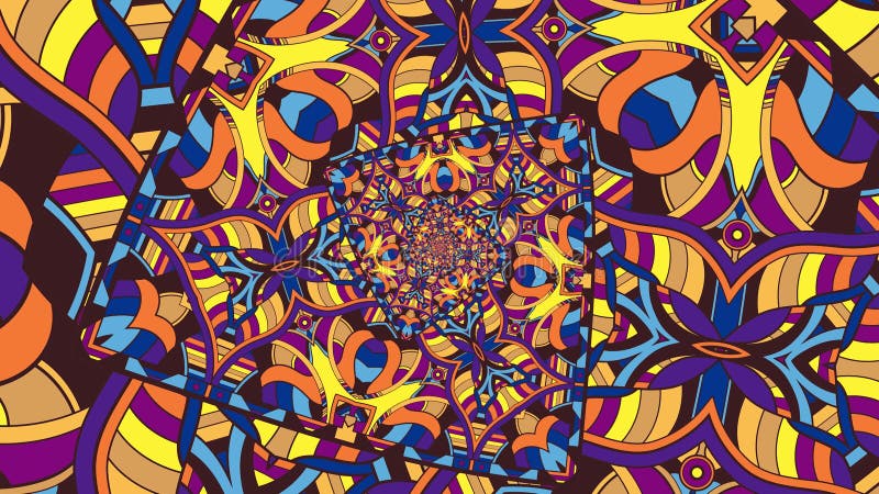 4k Looped Animated Background Creating an Infinite Zoom Effect Stock ...