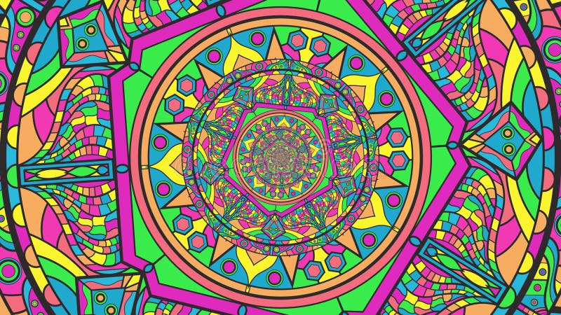 4k Looped Animated Background Creating an Infinite Zoom Effect Stock ...