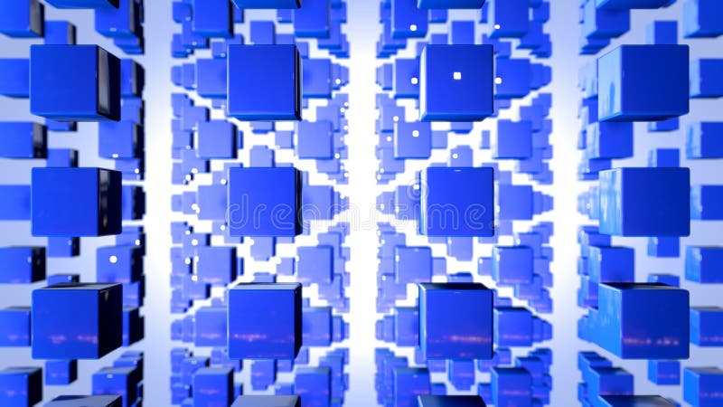 4k Looped 3d Animation with a Shifting Focus Then Back and Forth, Depth ...