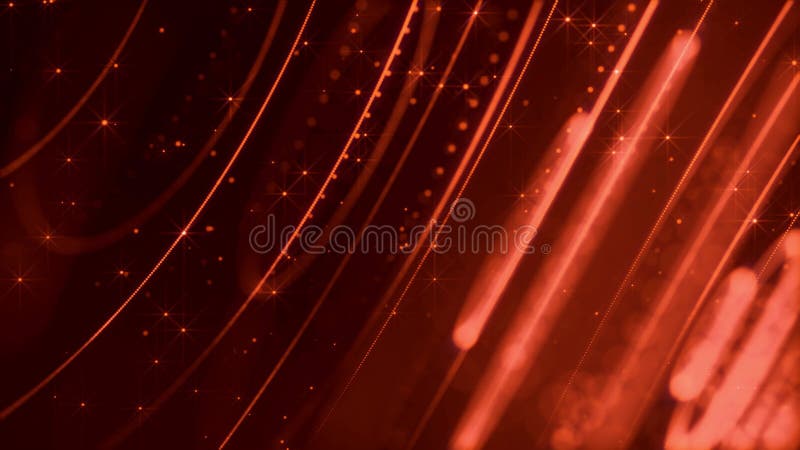4k Looped Sci-fi Red Background with Bokeh and Light Effects. Glow Red ...