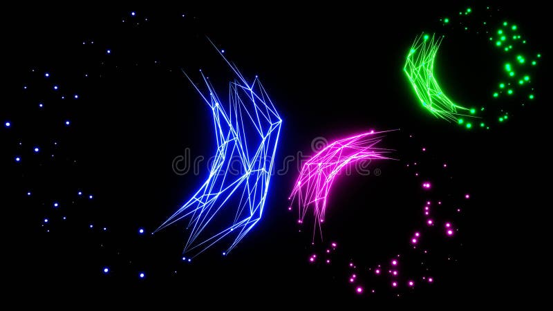 4K Looping Sci-Fi Environment. Abstract Animation Loop. Futuristic ...