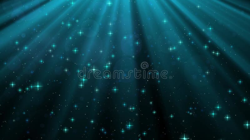 4K Looping Video Background Blue Particle, Particle Background ...