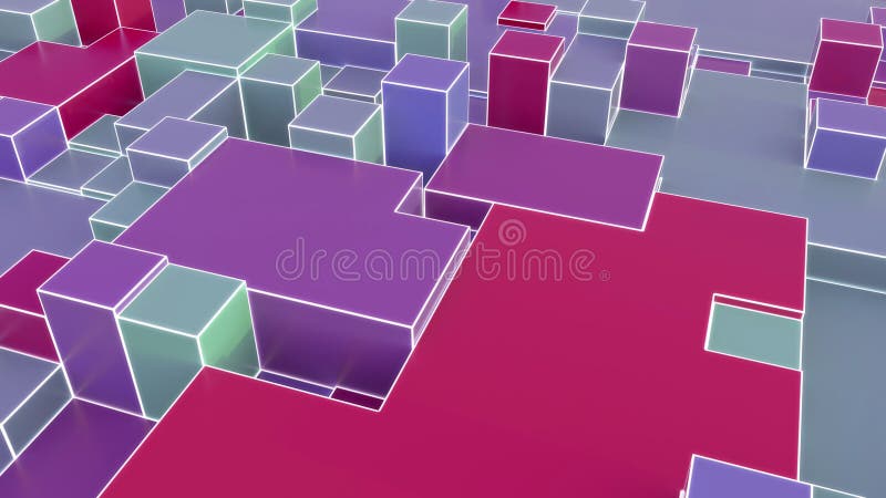 4K Modern Tech Background. stock video. Video of pattern - 166071911