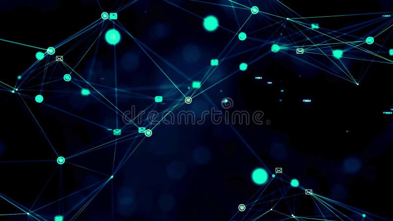 4K Modern Technology Background Video for Presentations and Work Stock ...