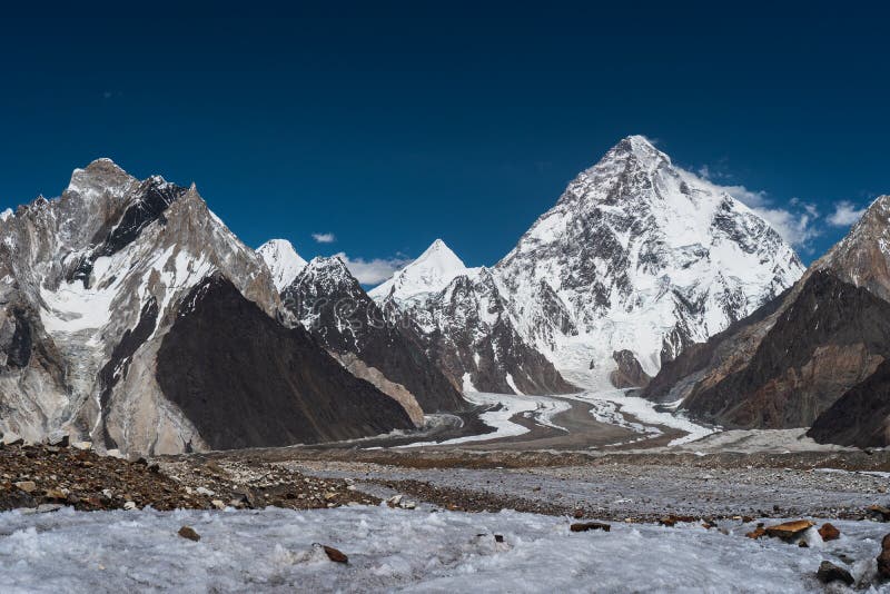 K2 Peak the Second Highest Mountain on the Earth Stock Photo - Image of ... K2 Peak the Second Highest Mountain on the Earth Stock Photo - Image of ...