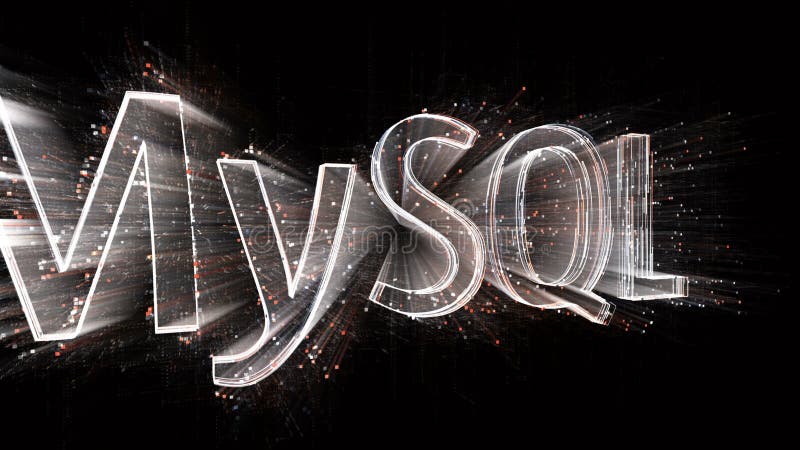 Software Development Blue Screen with Word CYBER. Scrollining Binary ...