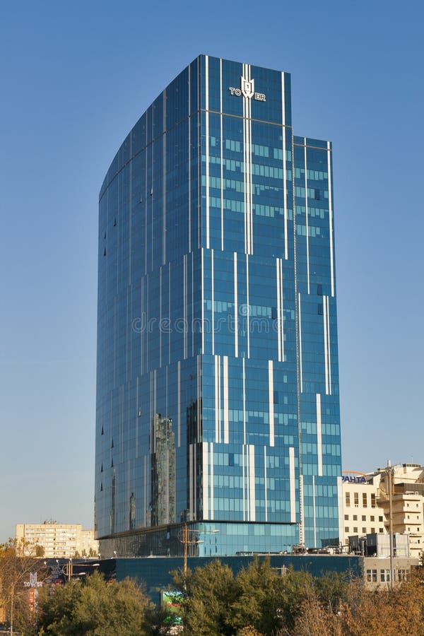 K.a.N.101 Tower Office Building in Kiev Editorial Photo - Image of ...