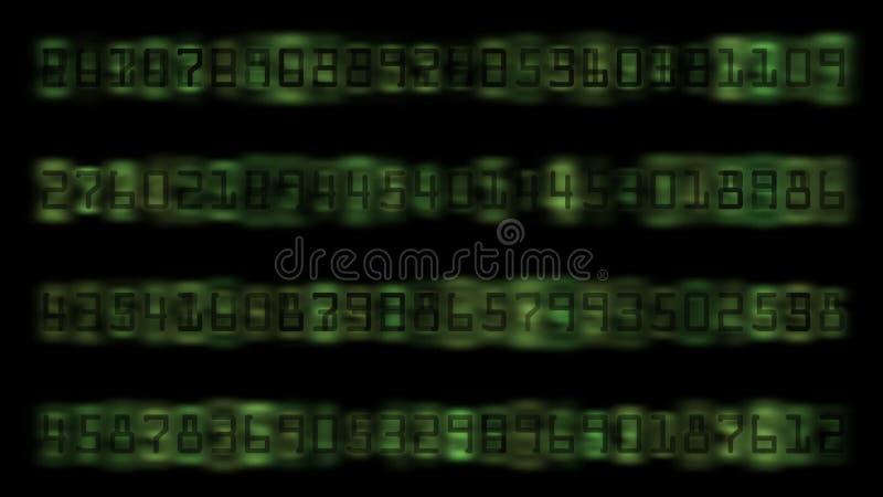 Numbers Scrolling Across The Screenfinance Digital Tech Data Background Stock Video Video Of
