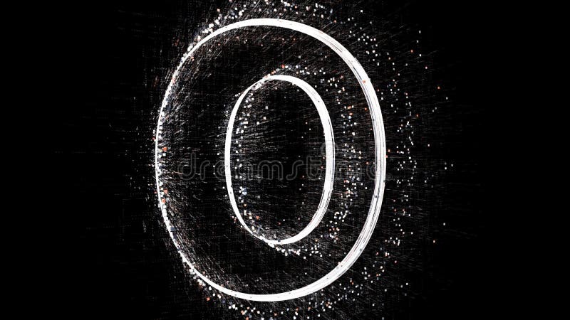 4k O Letter Alphabet Word,Matrix Binary Computer Code Text Design Particle. Stock Video - Video ...