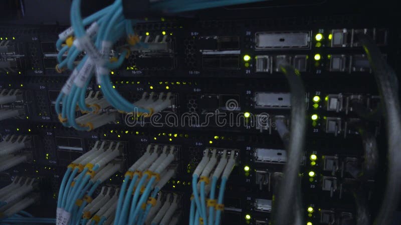 Optical Server is Located Behind the Iron Door of the Data Center ...