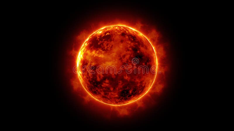 Burning Sun and Solar Flare Stock Video - Video of star, burning: 304351379