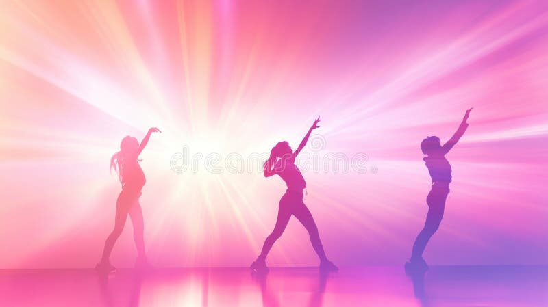 K Pop Idols Perform Dynamic Choreography Under Pastel Stage Lights ...