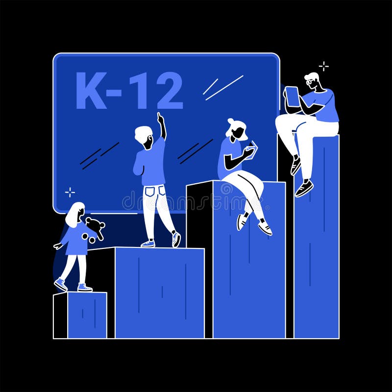 K-12 Program Abstract Concept Vector Illustration. Stock Vector ...