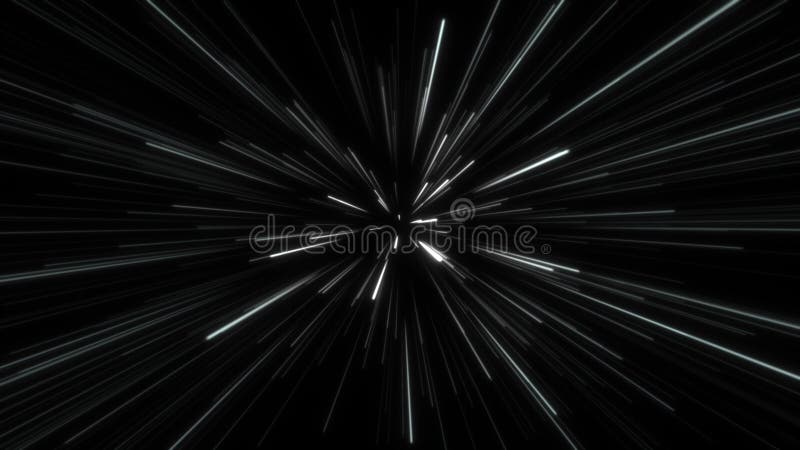 4 K Quadrinhos Linha De Velocidade Super Rápida Do Fundo Preto E Branco