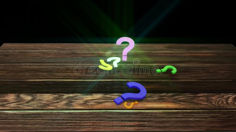 4K Question Marks 3D Rendering Stock Footage - Video of icon, business ...