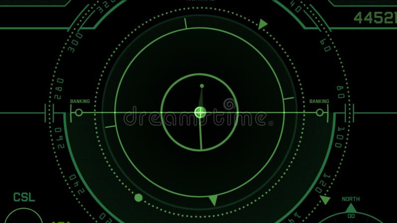 4k Radar GPS Signal Tech Screen Display,science Sci-fi Data Computer ...