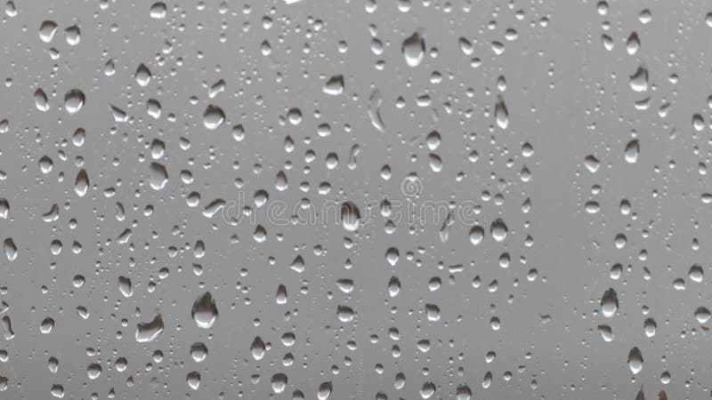 4K Rain Droplets on a Window during a Thunderstorm Stock Video - Video ...