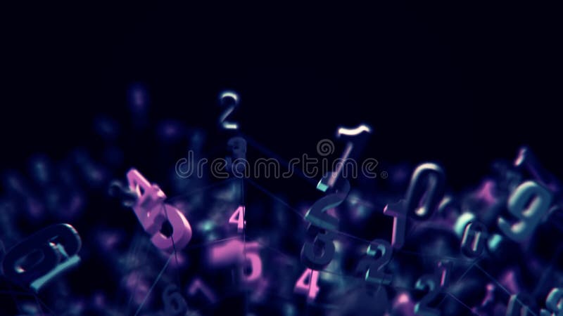 Numbers Moving Up Green Screen Motion Graphics Stock Video - Video of ...