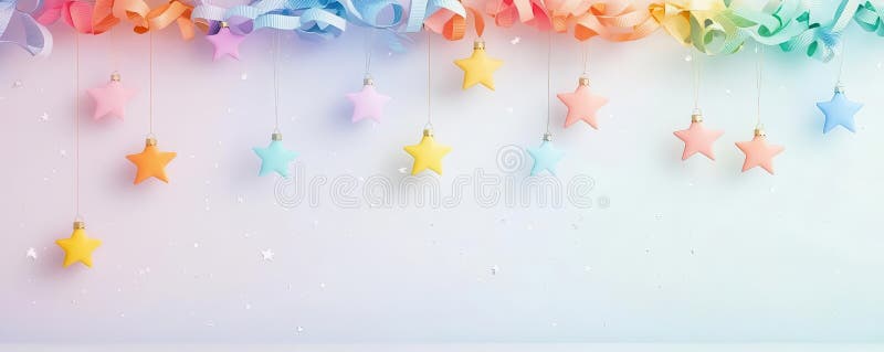 4K Realistic Animation of a Christmas Garland with Red Bows, Red ...