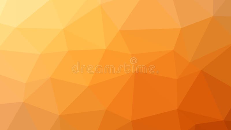 8K Abstract Triangle Polygon Orange Background Stock Illustration ...